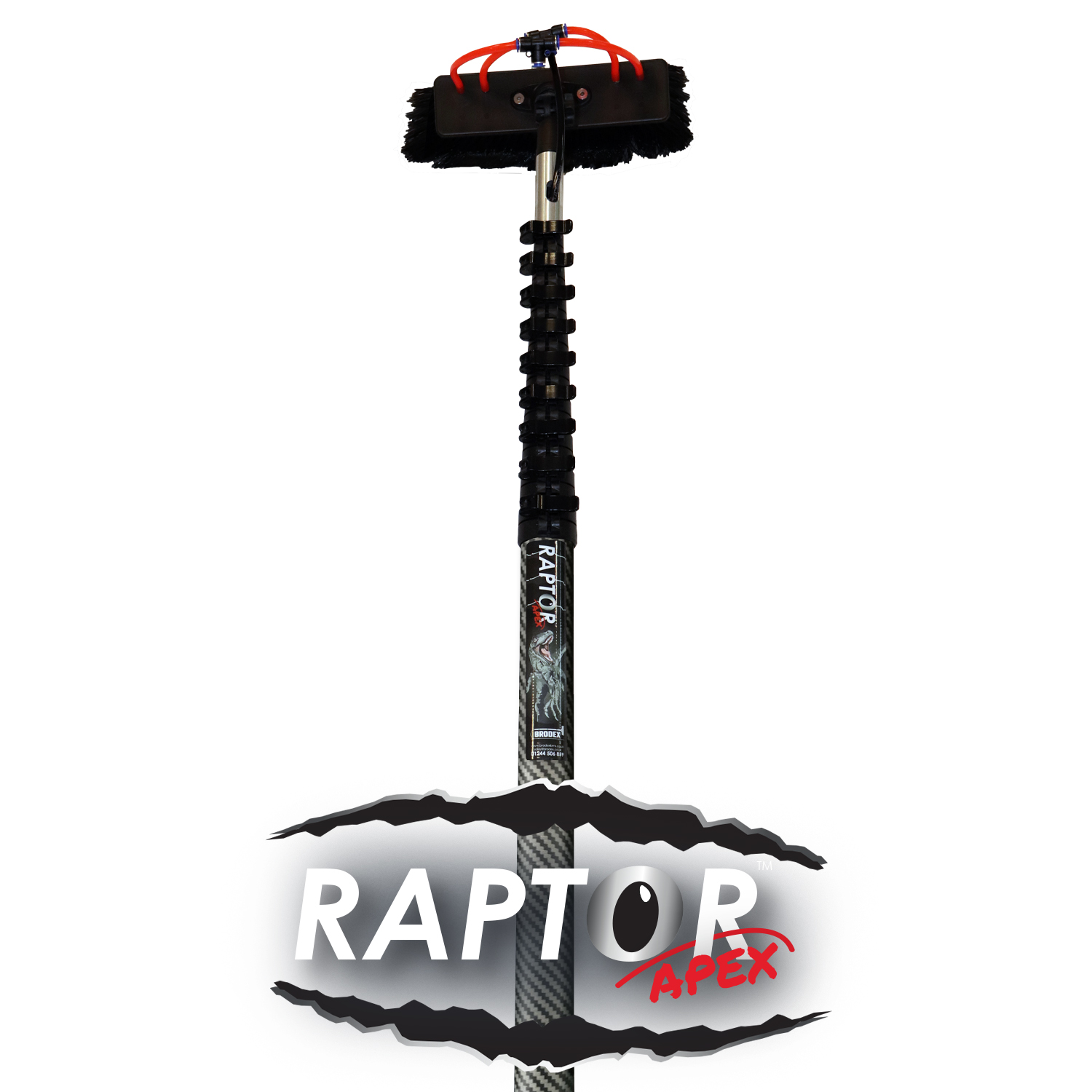 Raptor Apex Hi-Mod Carbon-Fibre Water Fed Pole - Brodex
